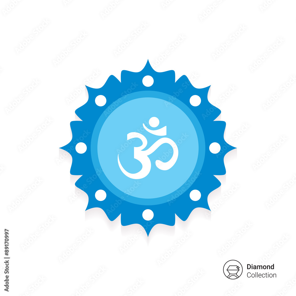 Om sign Stock Vector | Adobe Stock