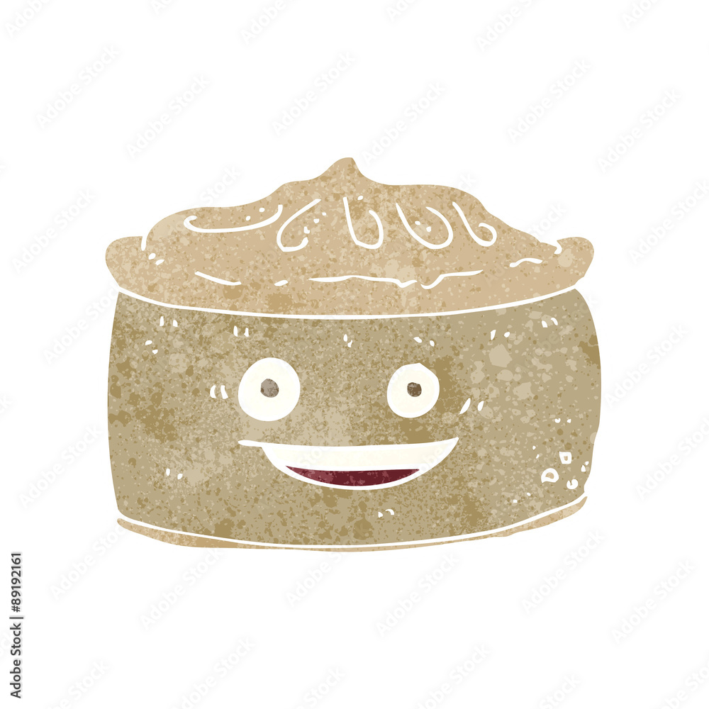 cartoon pie with face Stock Vector | Adobe Stock