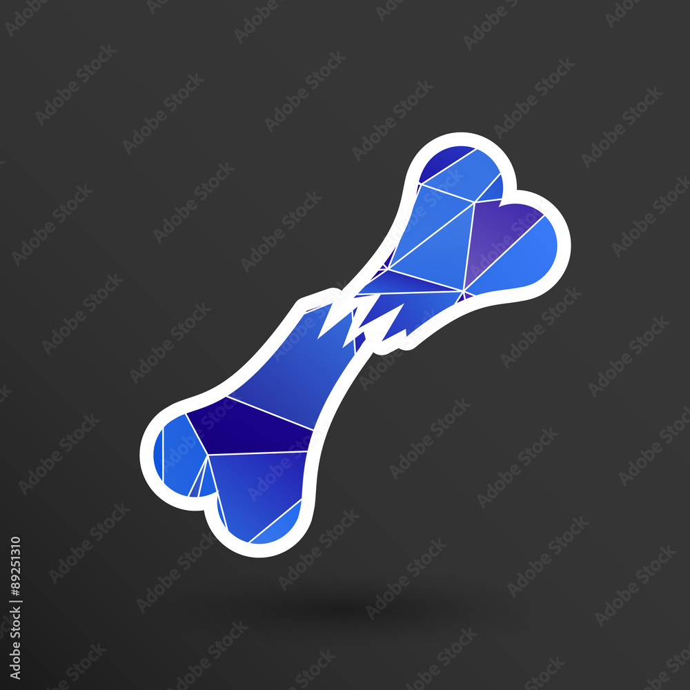 bone fracture flat icon caution nuclear radiation sign symbol Stock ... bone fracture flat icon caution nuclear radiation sign symbol Stock ...