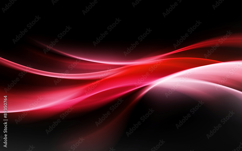 abstract red light waves background Stock Illustration | Adobe Stock