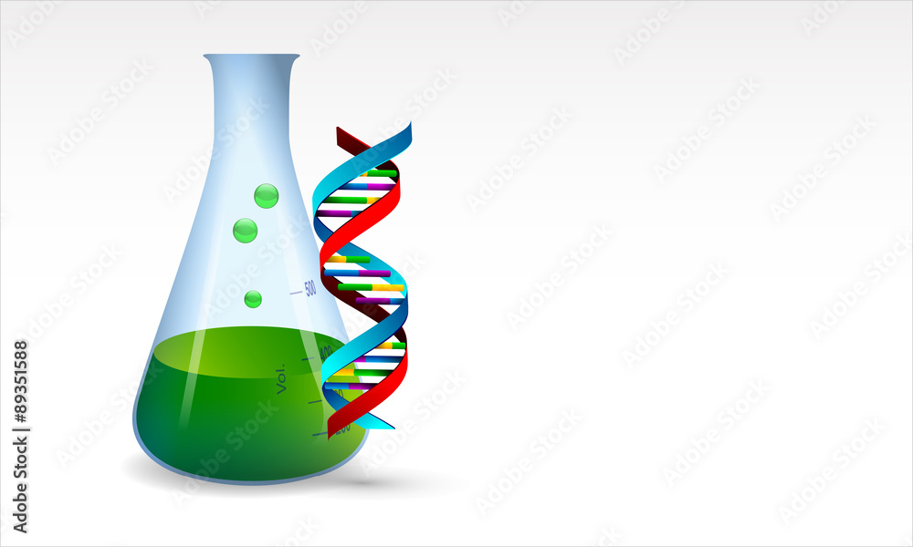 molecola, dna, genetica, biologia, scienze Stock Vector | Adobe Stock