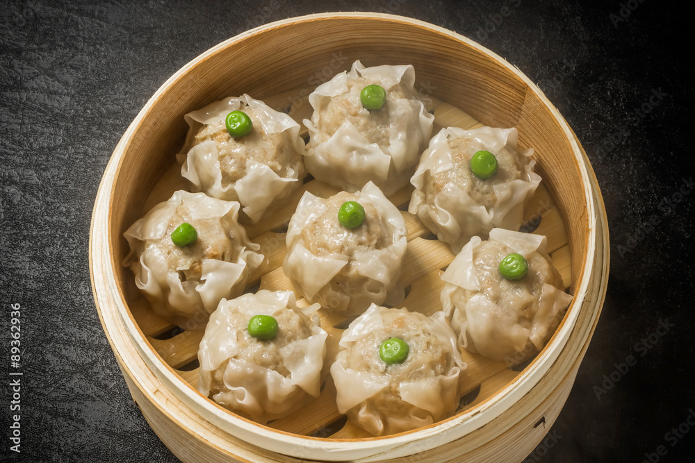 シュウマイ 中華料理 delicious siomai Chinese food Stock Photo | Adobe Stock