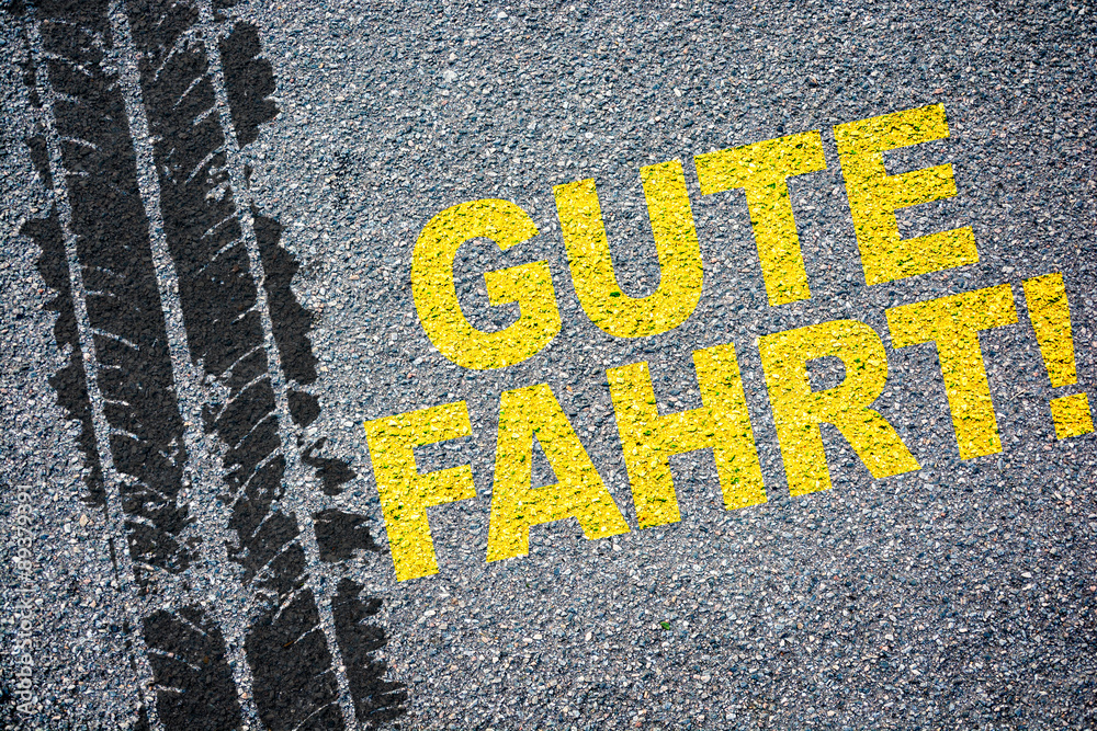 gute fahrt Stock-Illustration | Adobe Stock