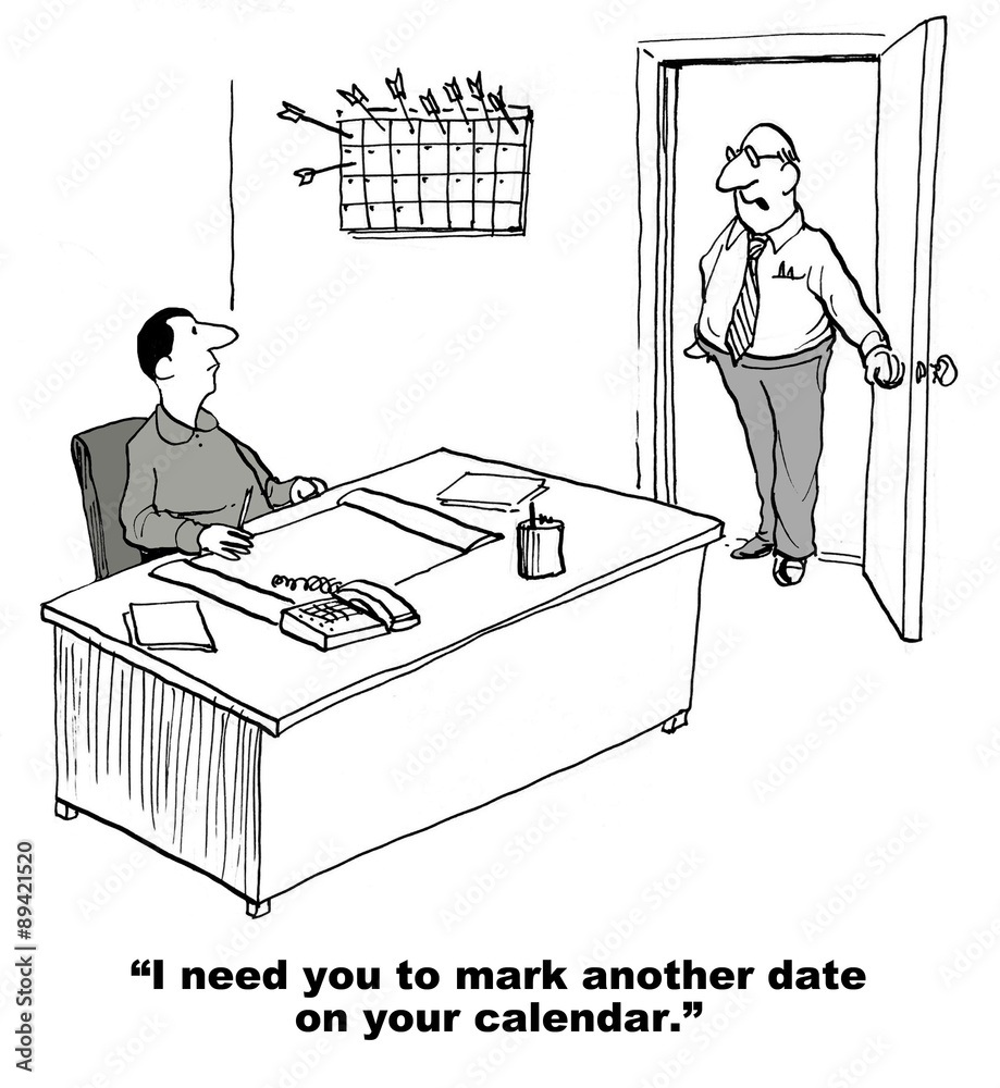 Calendar Cartoon Funny