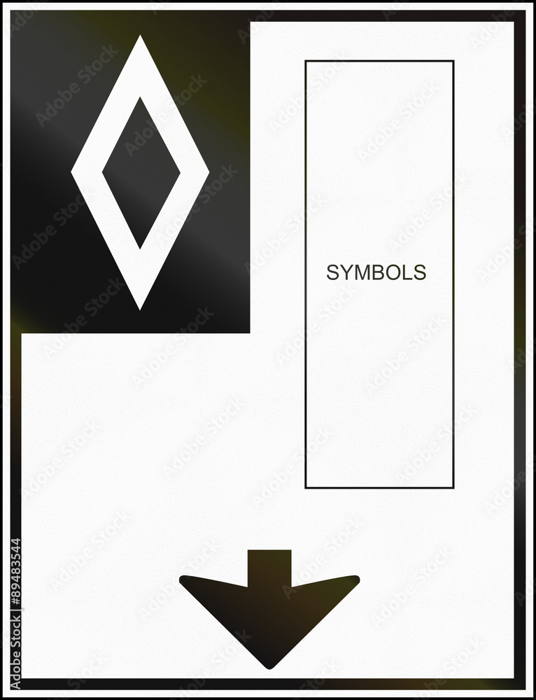 Blank lane road sign in Canada with copy space for multiple vehicle ...