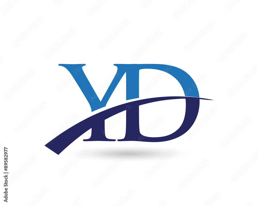 YD Logo Letter Swoosh Stock Vector | Adobe Stock