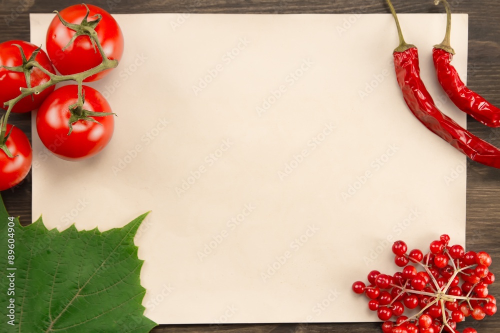 Fancy Italian Menu Background