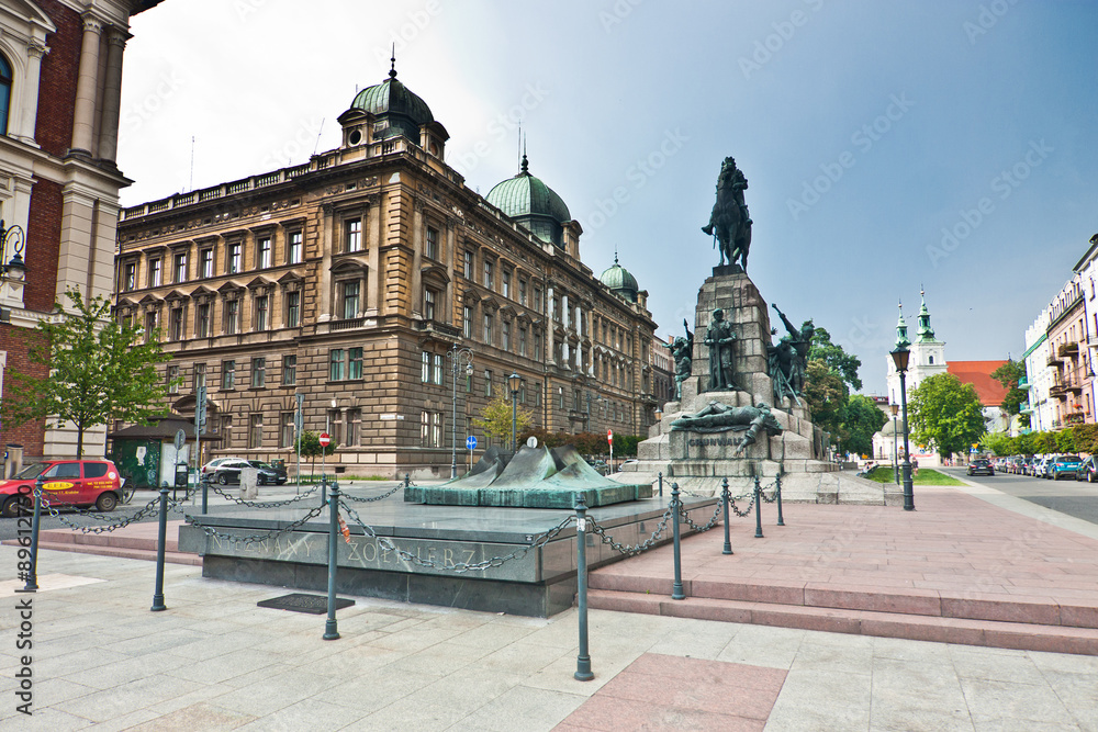 Battle of Grunwald monument Stock Photo | Adobe Stock