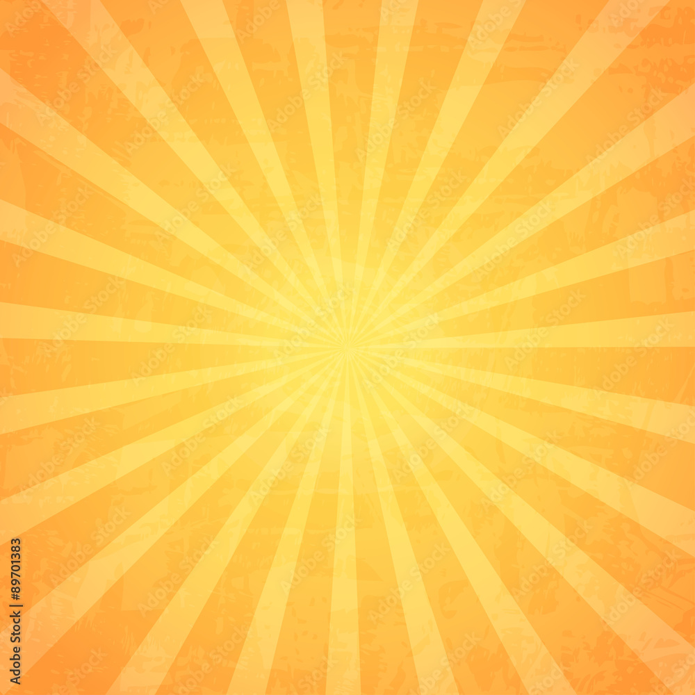 Sun sunburst texture vintage background. Vector illustration Stock ...