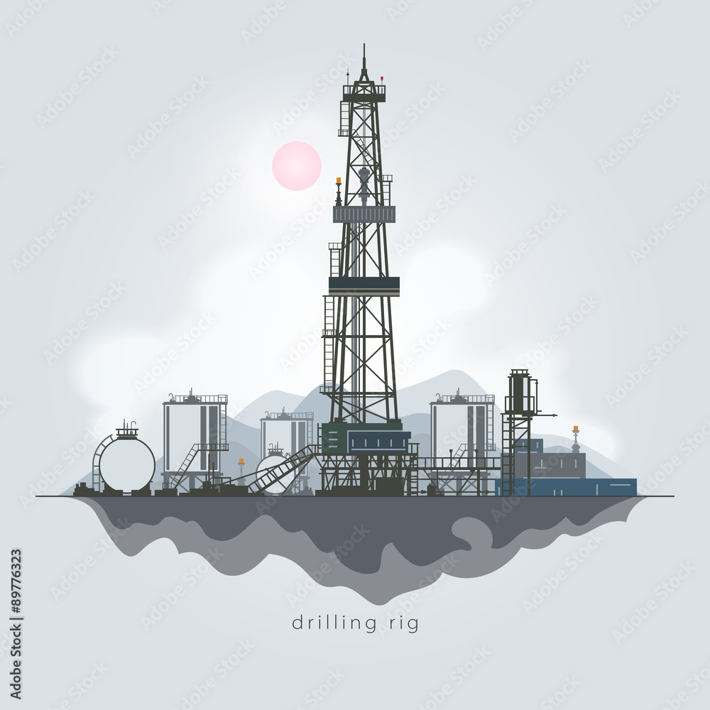 Offshore Oil Well Drilling