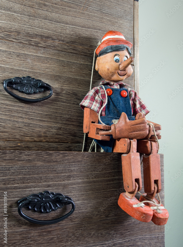 Pinocchio puppet Stock Photo | Adobe Stock