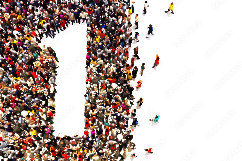 People that are winners ,leaders,or success concept. People in the ...