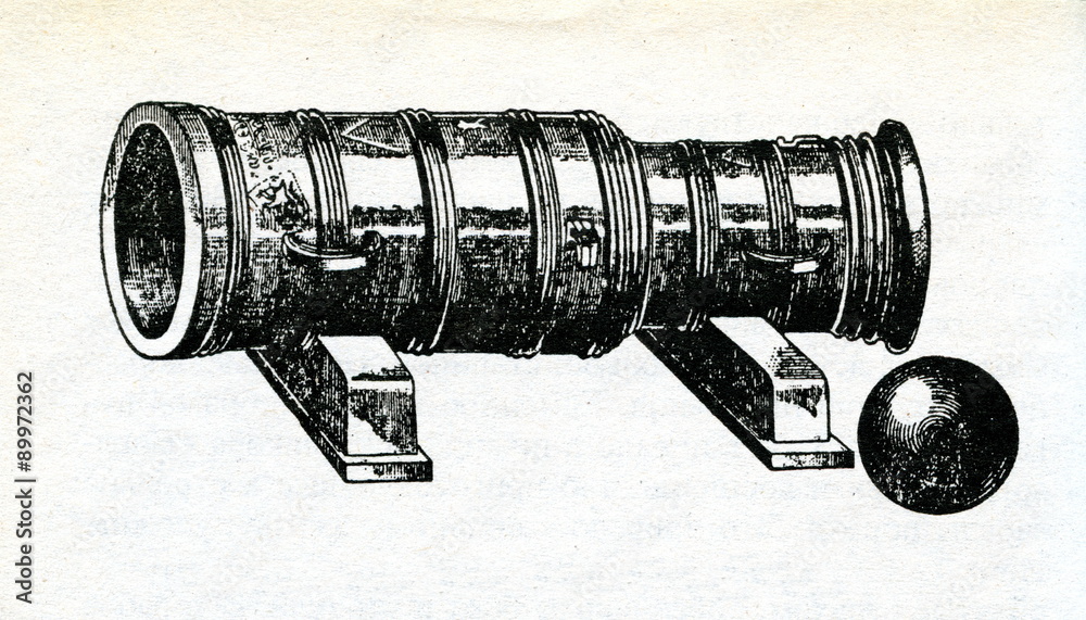 Turkish bombard from 16th centuri (92 cm) Illustration Stock | Adobe Stock