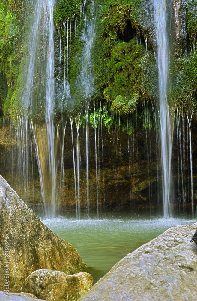 Waterfall in Spain, Campdevanol / Ripoll, tourist route 7 waterfalls ...