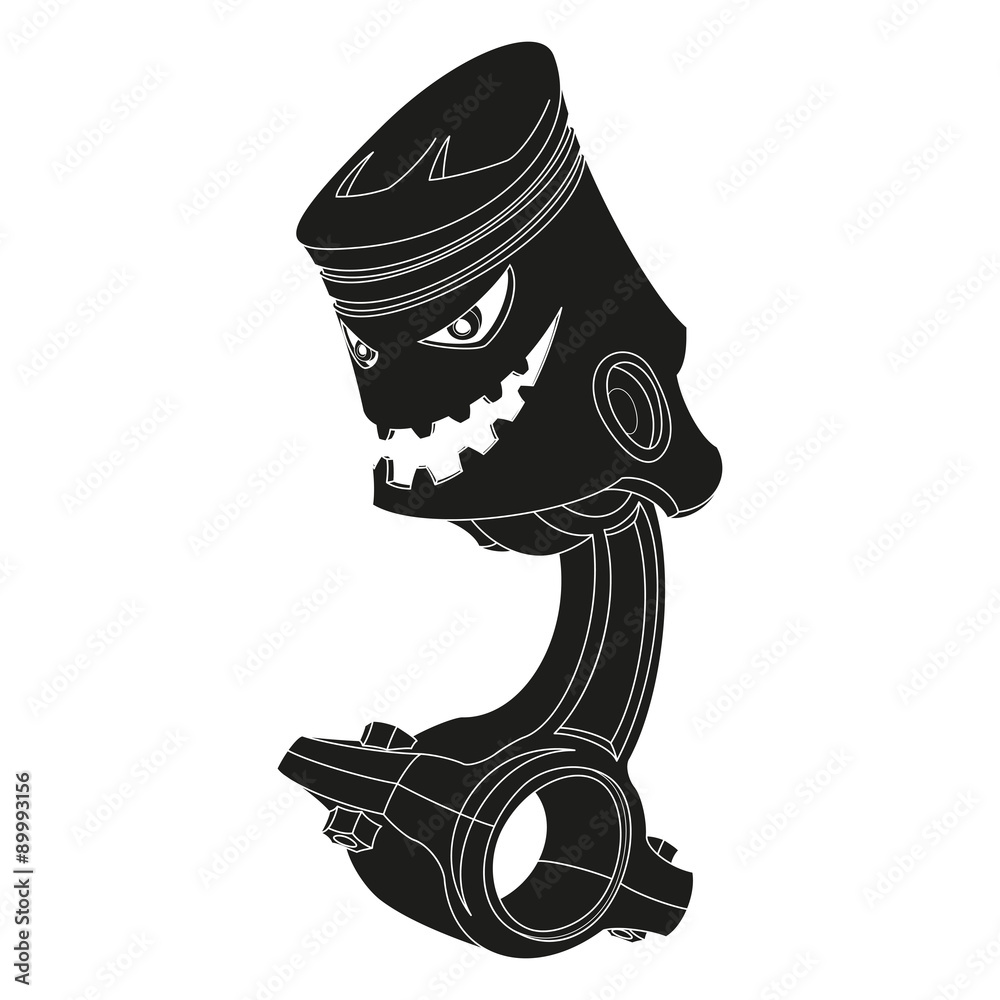 Piston Stock Vector | Adobe Stock