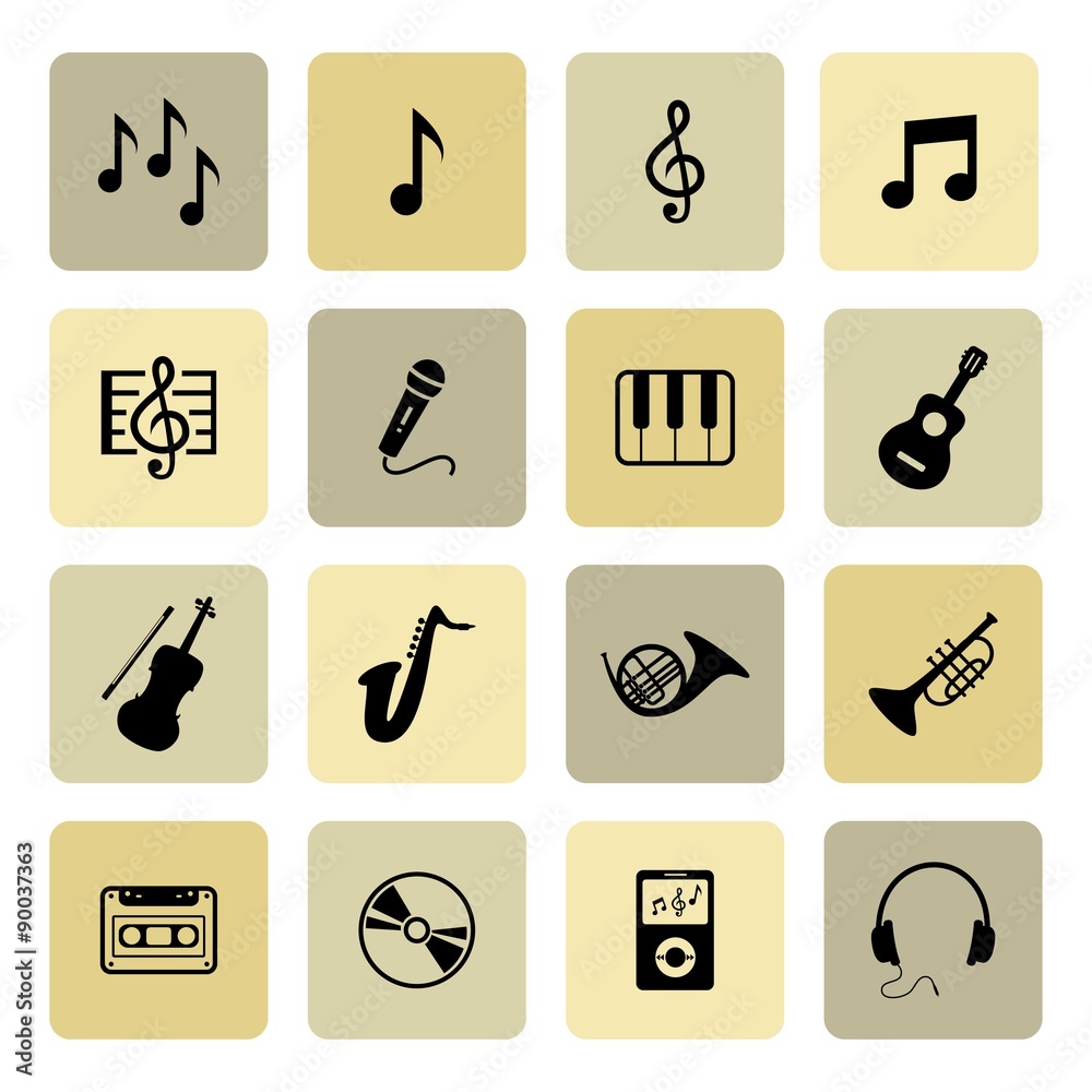 Music Symbols Vector Free Download