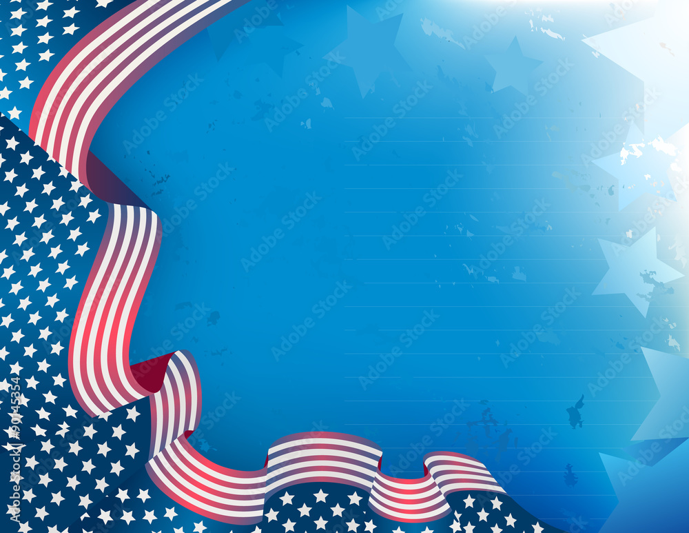 Patriotic background Stock Vector | Adobe Stock