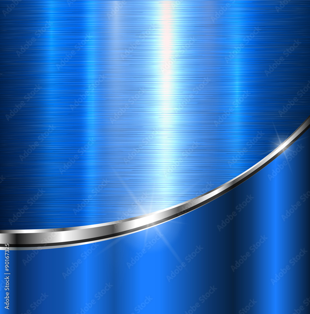Background blue metal texture. Stock Vector | Adobe Stock