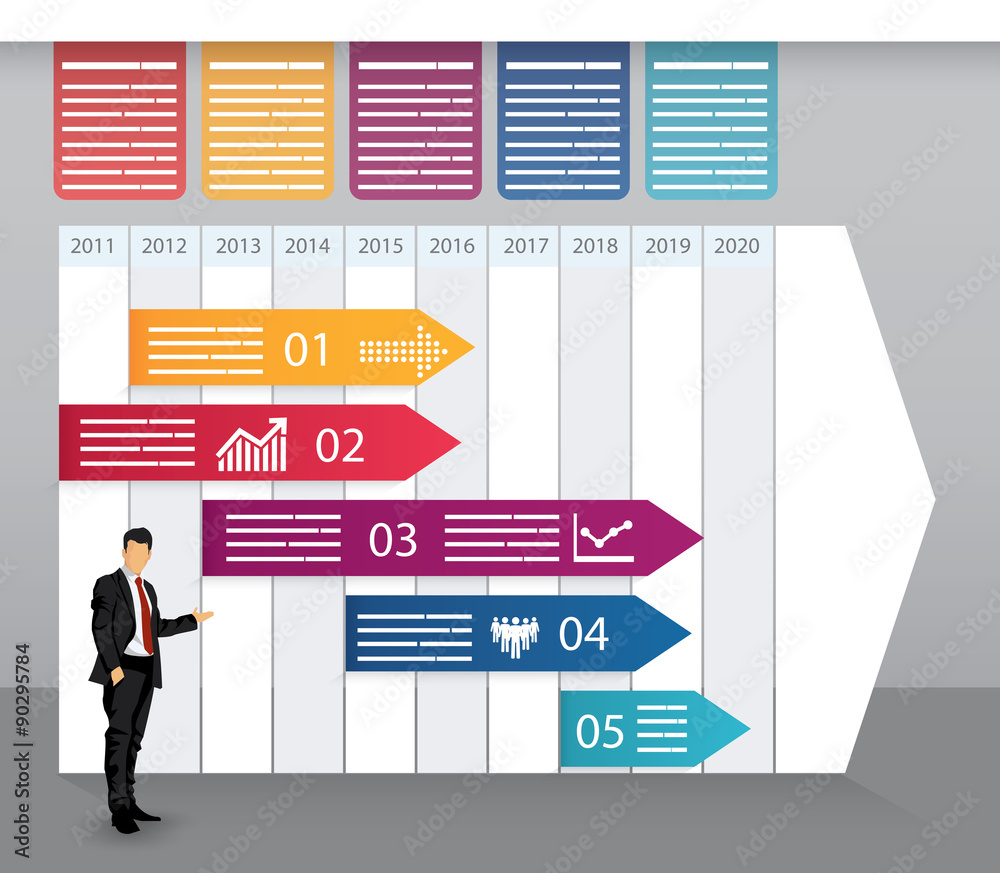 Timeline infographics Stock Vector | Adobe Stock