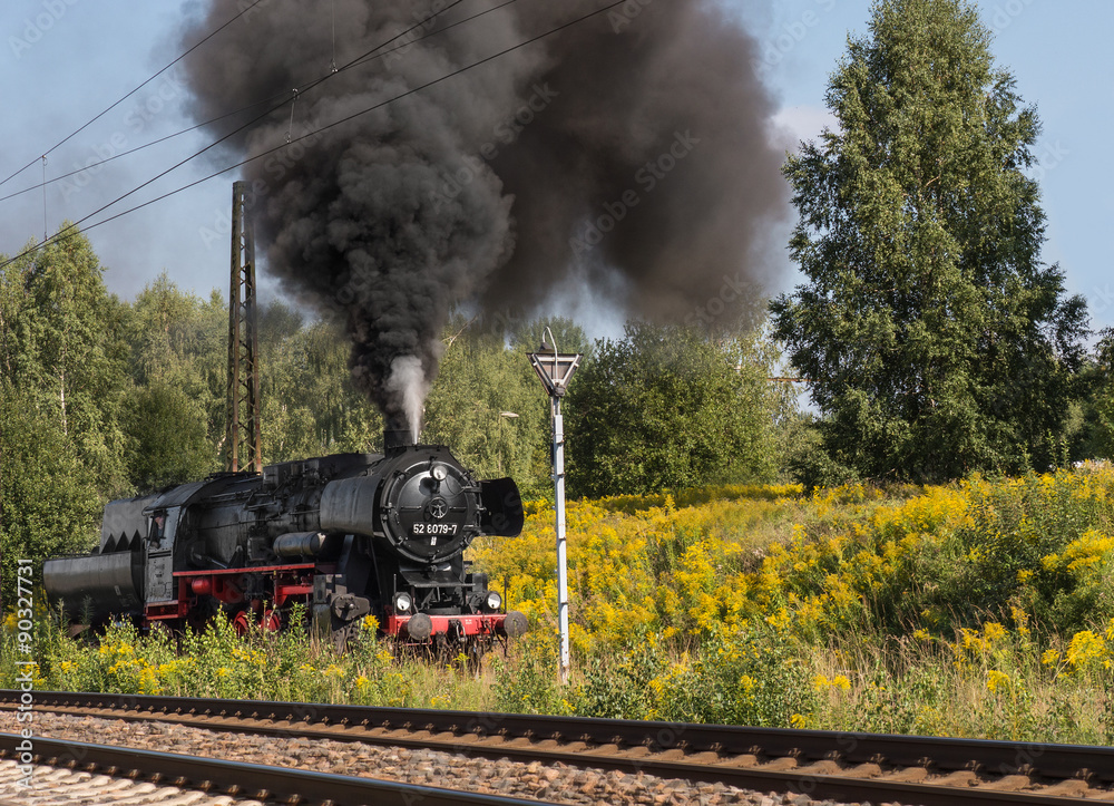 schöne alte dampflok, lokomotive, Dampflokomotive Stock Photo | Adobe Stock