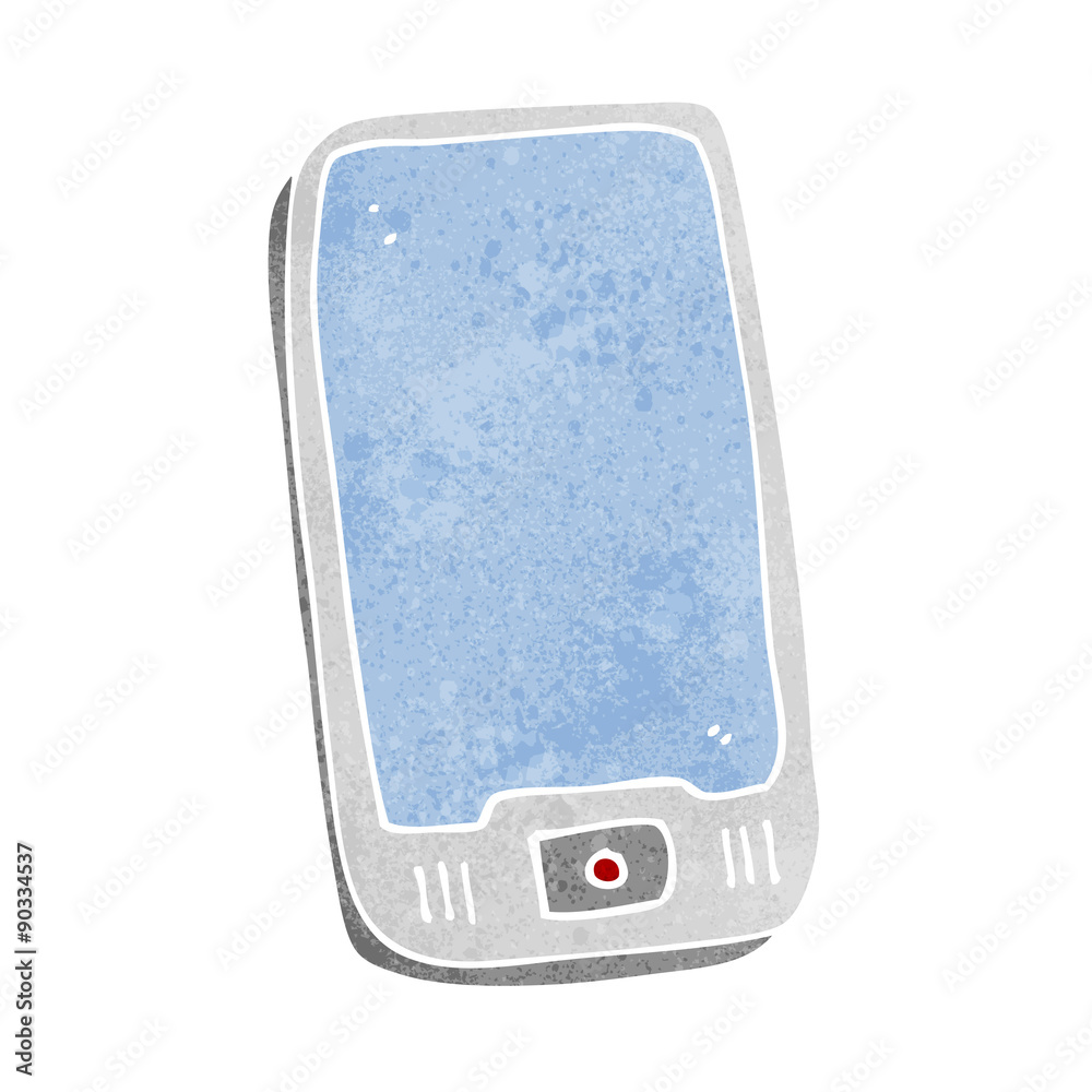 cartoon computer tablet Stock Vector | Adobe Stock