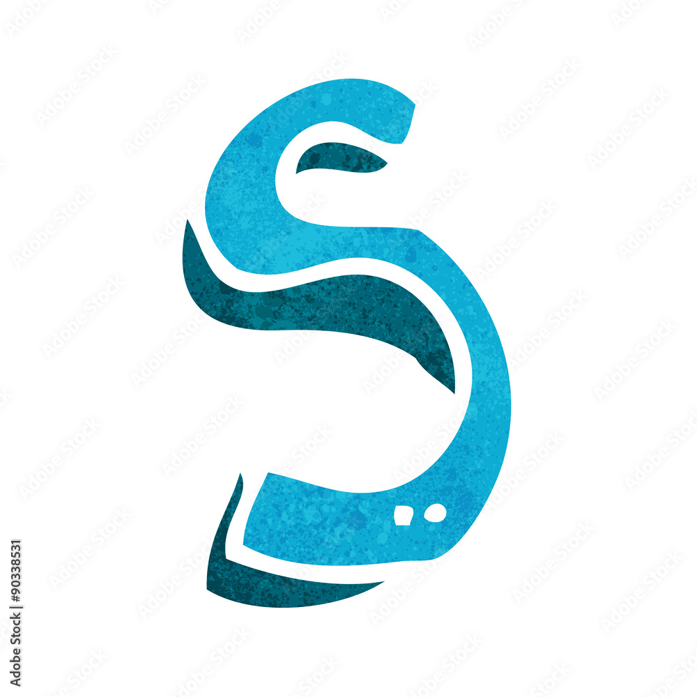 cartoon letter Stock Vector | Adobe Stock