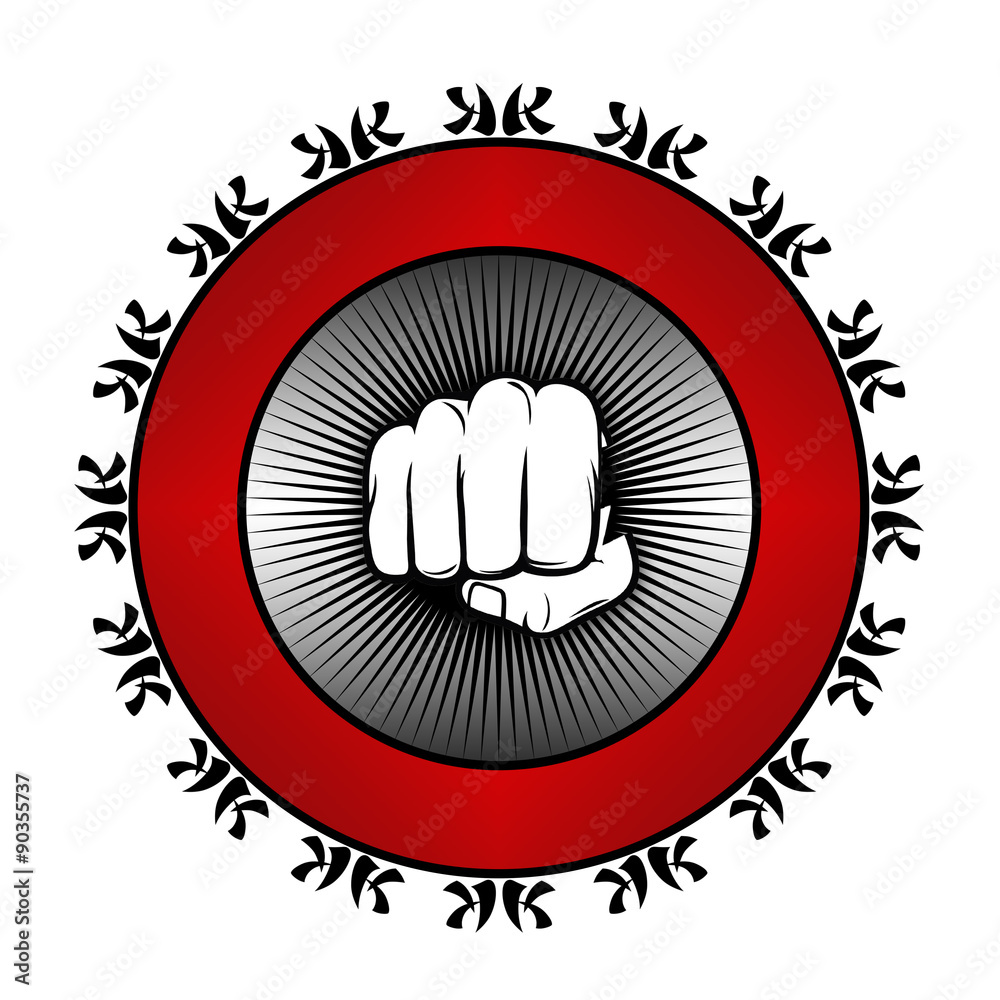 Emblema soco Stock-Illustration | Adobe Stock