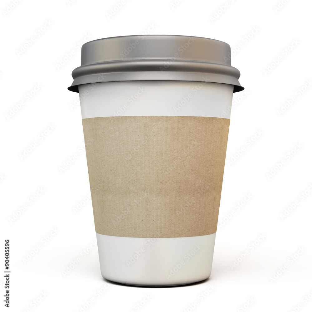Cup of coffee with a dark cap Stock Illustration | Adobe Stock