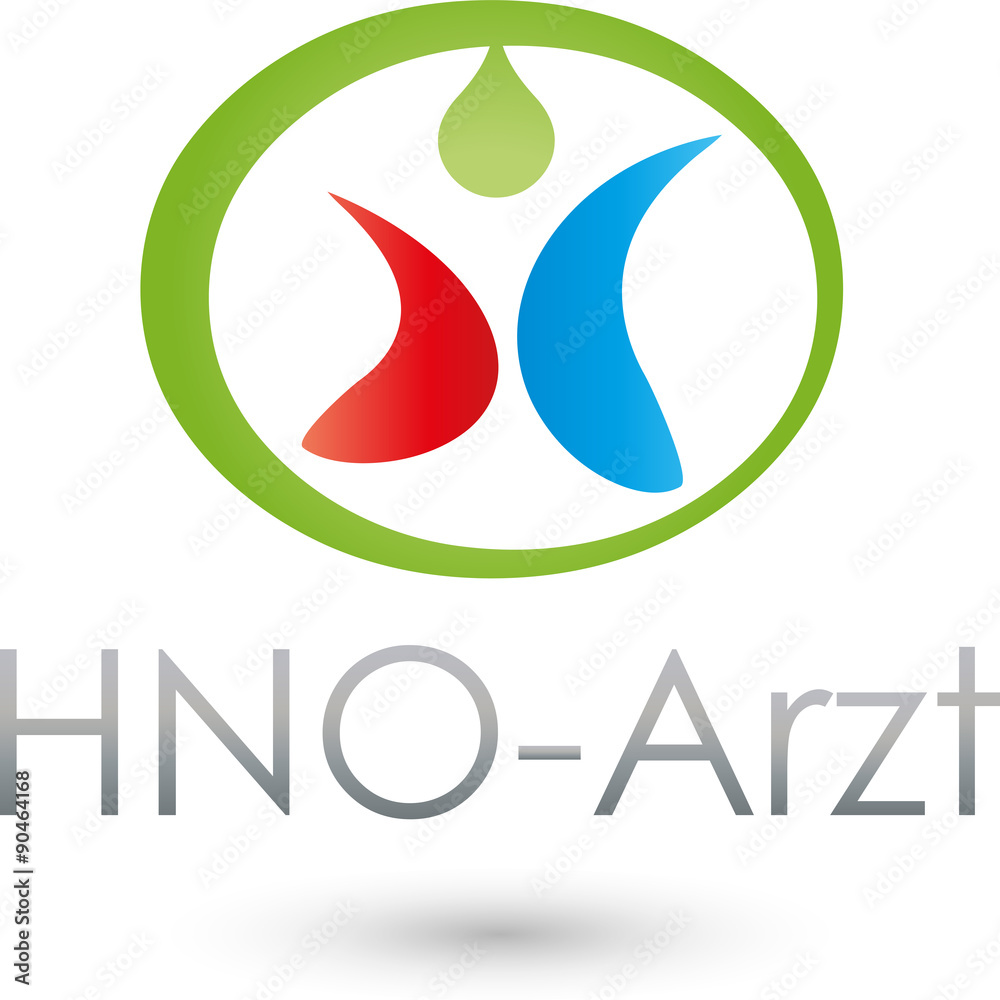 HNO-Arzt Logo, Arzt, Arztpraxis Stock Vector | Adobe Stock