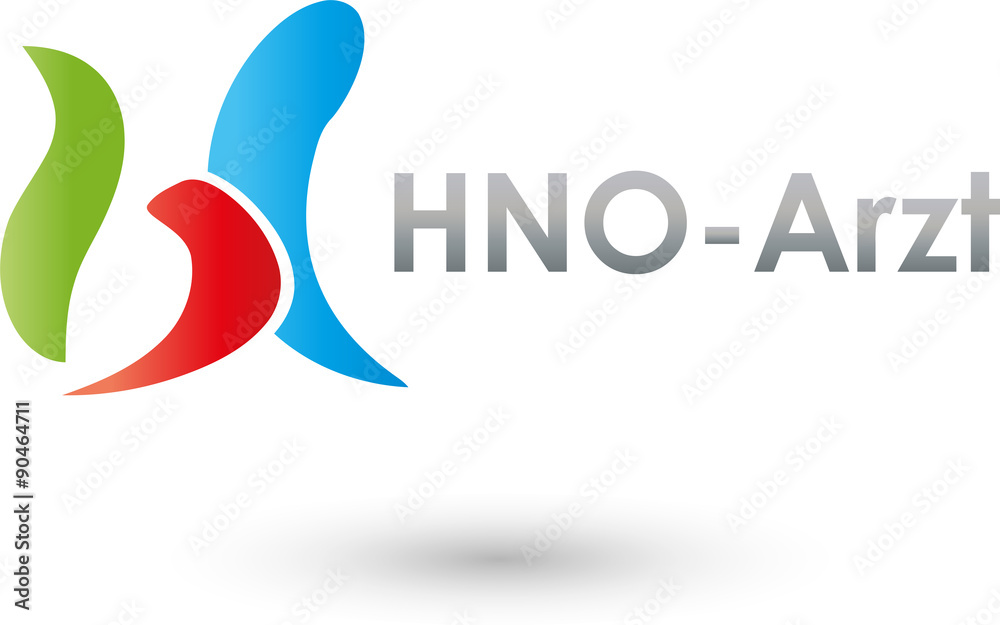 HNO-Arzt Logo, Arzt, Arztpraxis Stock Vector | Adobe Stock