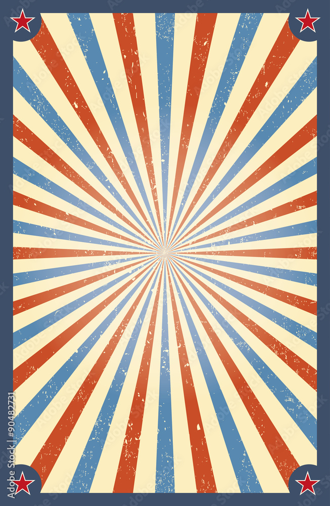 Vintage circus background for a poster Stock Vector | Adobe Stock