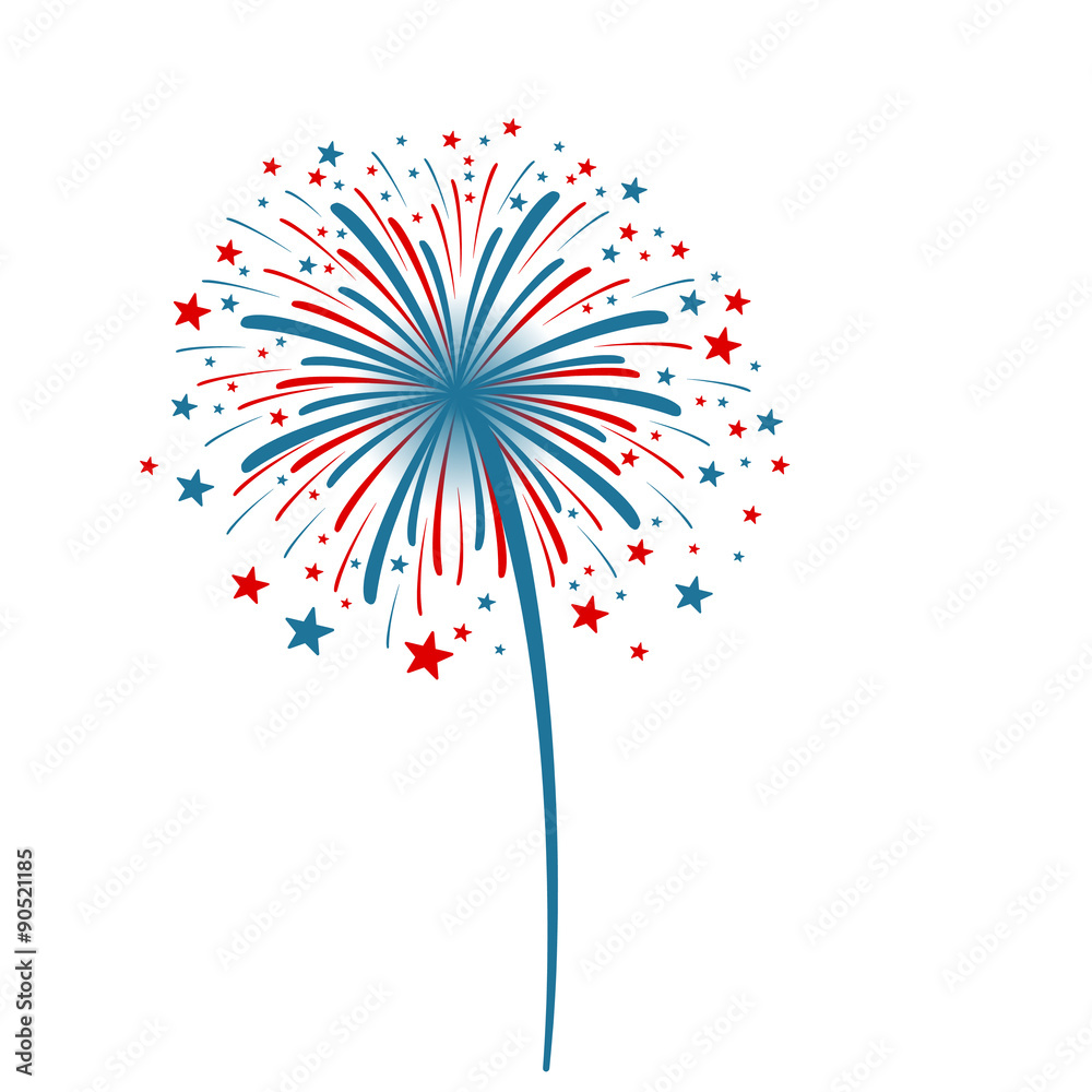 firework Stock Illustration | Adobe Stock