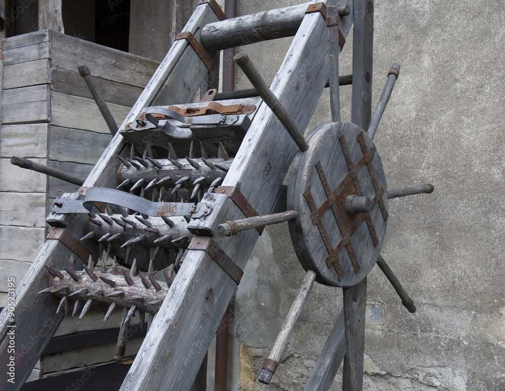 medieval torture machine Stock Photo | Adobe Stock