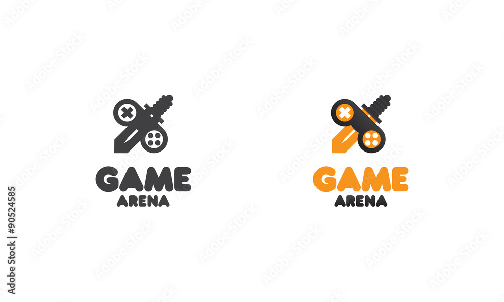 Logo concept "Game Arena" Stock Vector | Adobe Stock