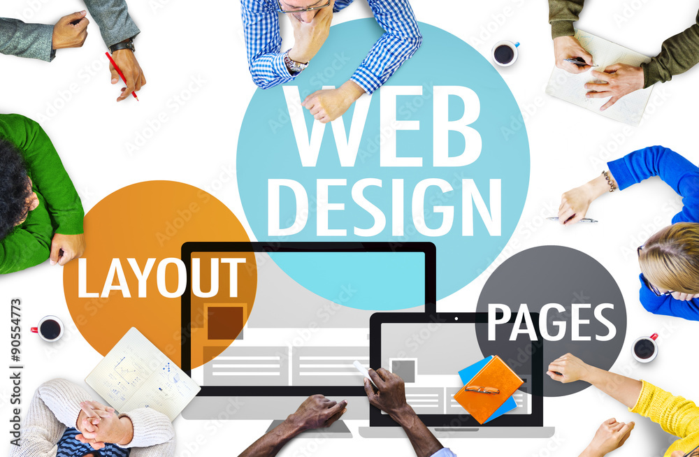 Web Design Content Creative Website Responsive Concept Stock Photo ...