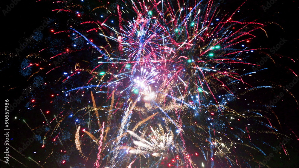 Fireworks Show - Sharp Vibrant Clean 4K UHD LOOP Stock Video | Adobe Stock