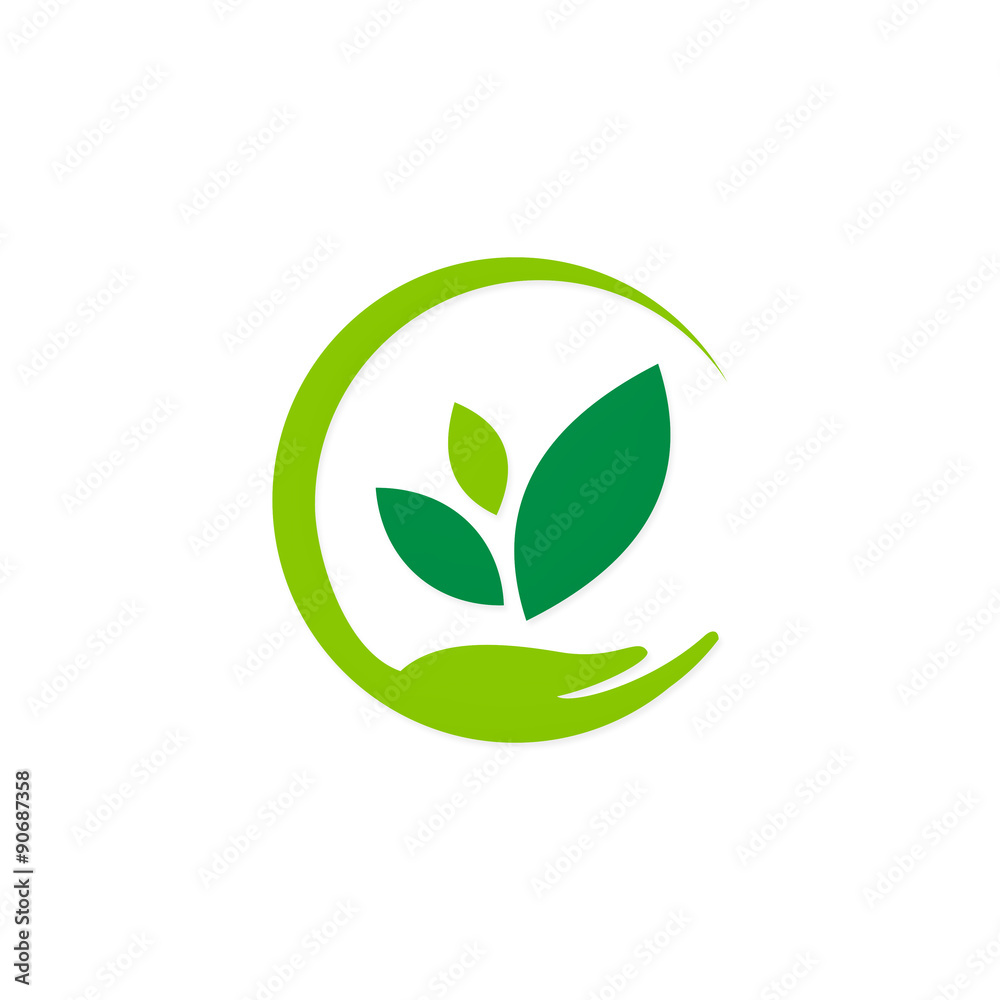 save ecology bio nature logo Stock-Vektorgrafik | Adobe Stock