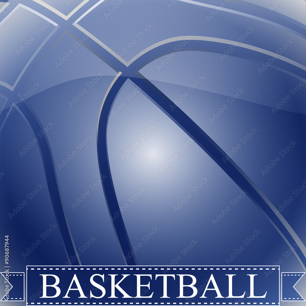 Basketball ball background, vector Stock Vector | Adobe Stock