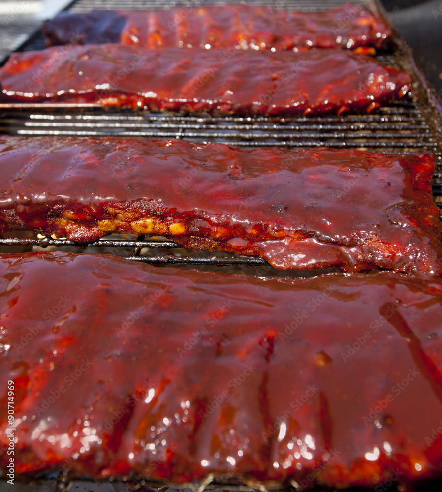 BBQ ribs Stock Photo | Adobe Stock