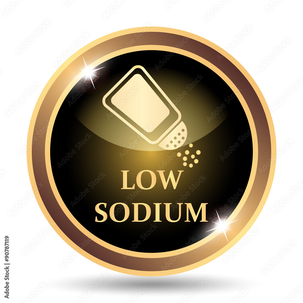 Low sodium icon Stock Illustration | Adobe Stock