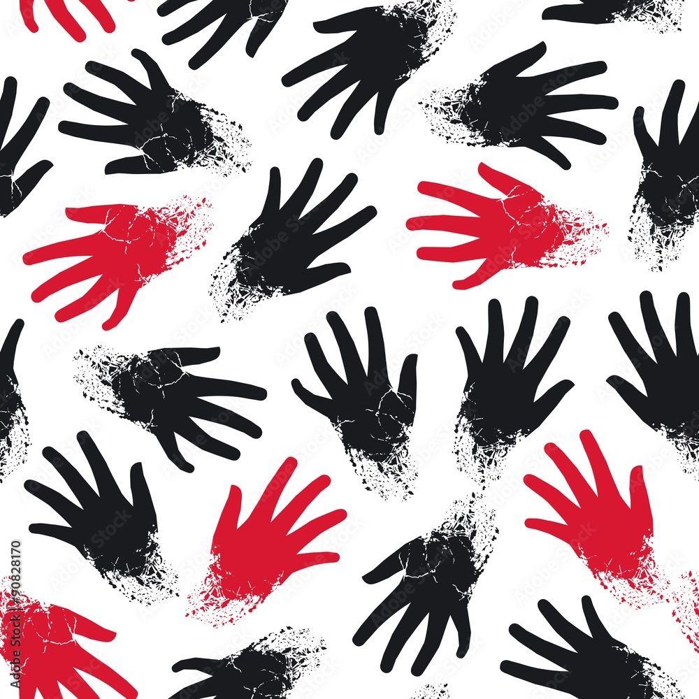 Seamless pattern of the wrist rest with a torn and scruffy end. Vector ...