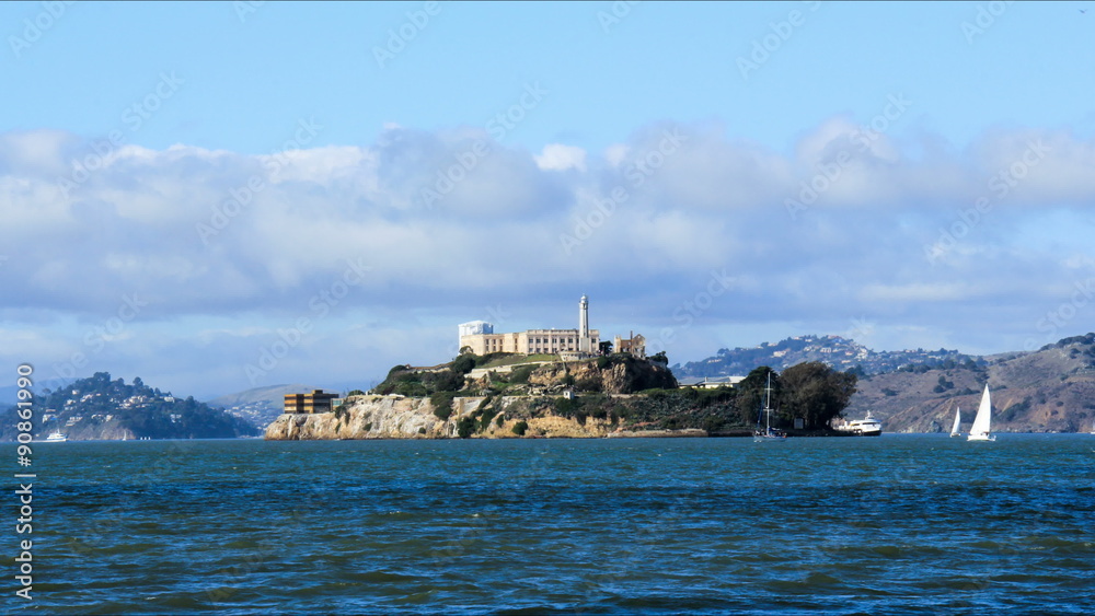 Alcatraz Island Timelapse. Alcatraz Island time lapse shot on a ...