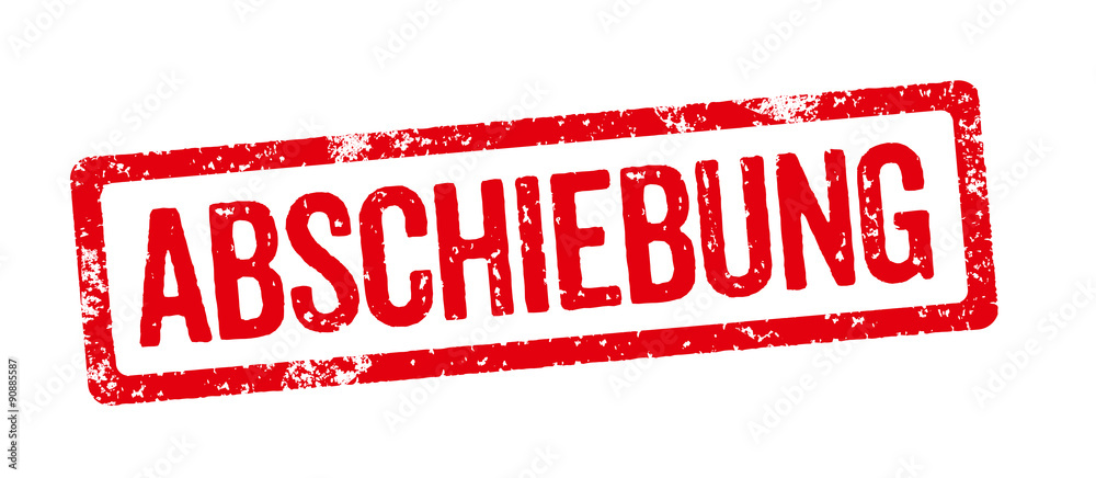 Roter Stempel - Abschiebung Stock Illustration | Adobe Stock