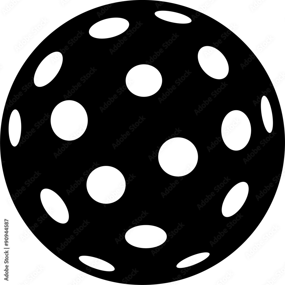Floorball ball icon Stock Vector | Adobe Stock