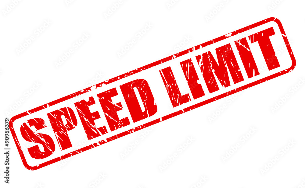 Speed Limit red stamp text Stock Vector | Adobe Stock