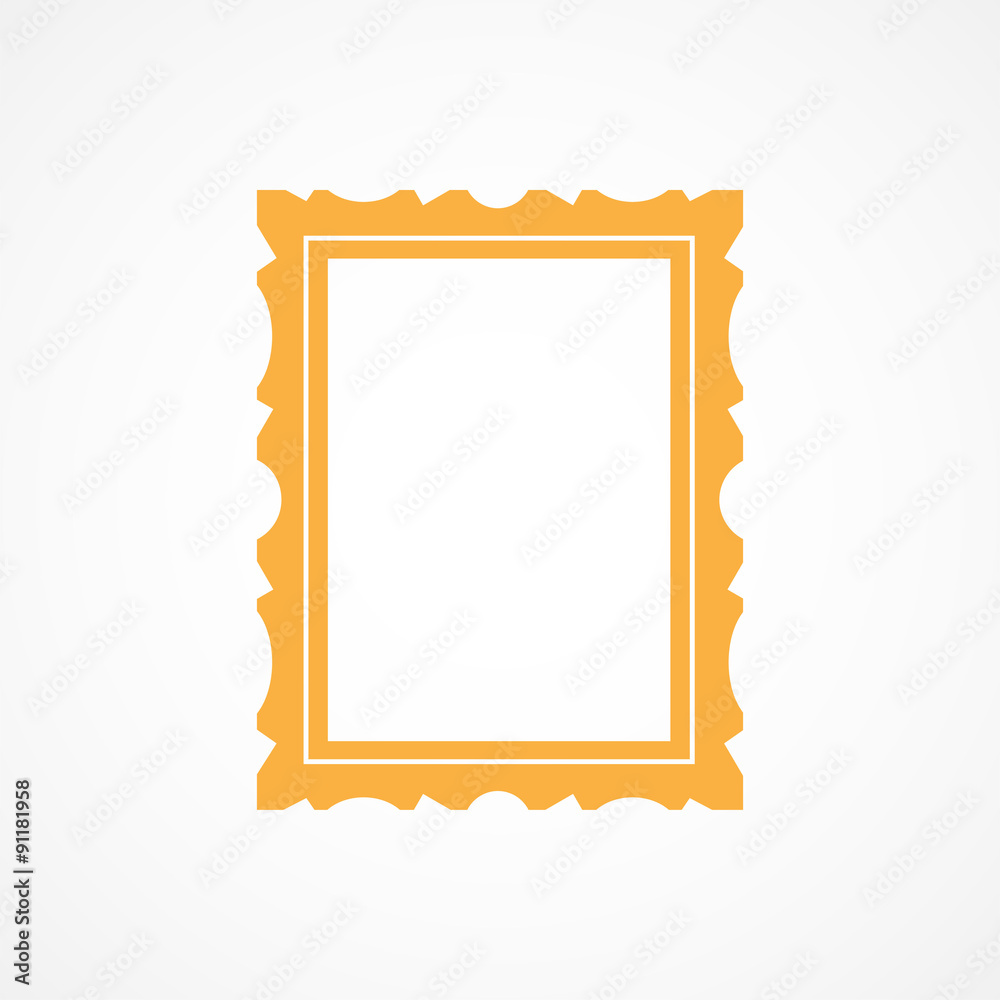 Picture frame icon Stock Vector | Adobe Stock