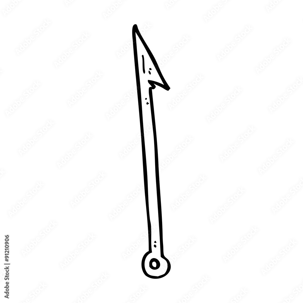 cartoon harpoon Stock Vector | Adobe Stock