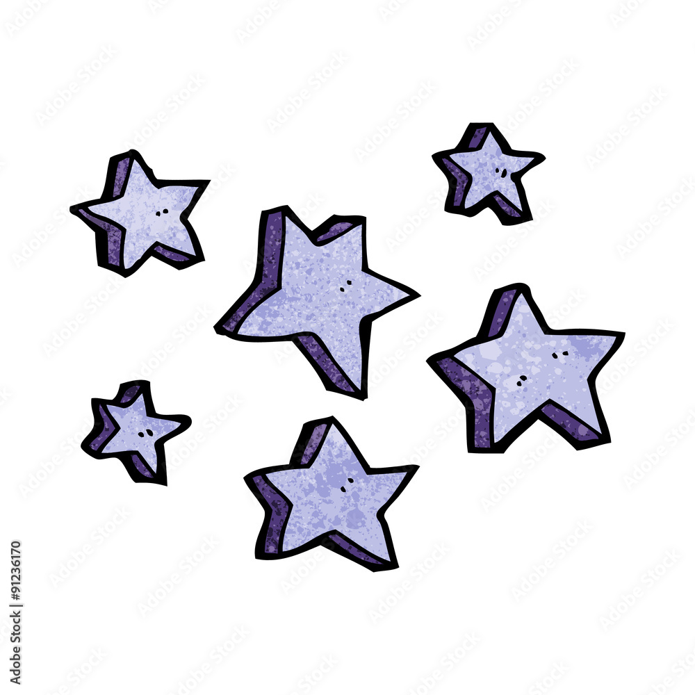 cartoon stars Stock Vector | Adobe Stock