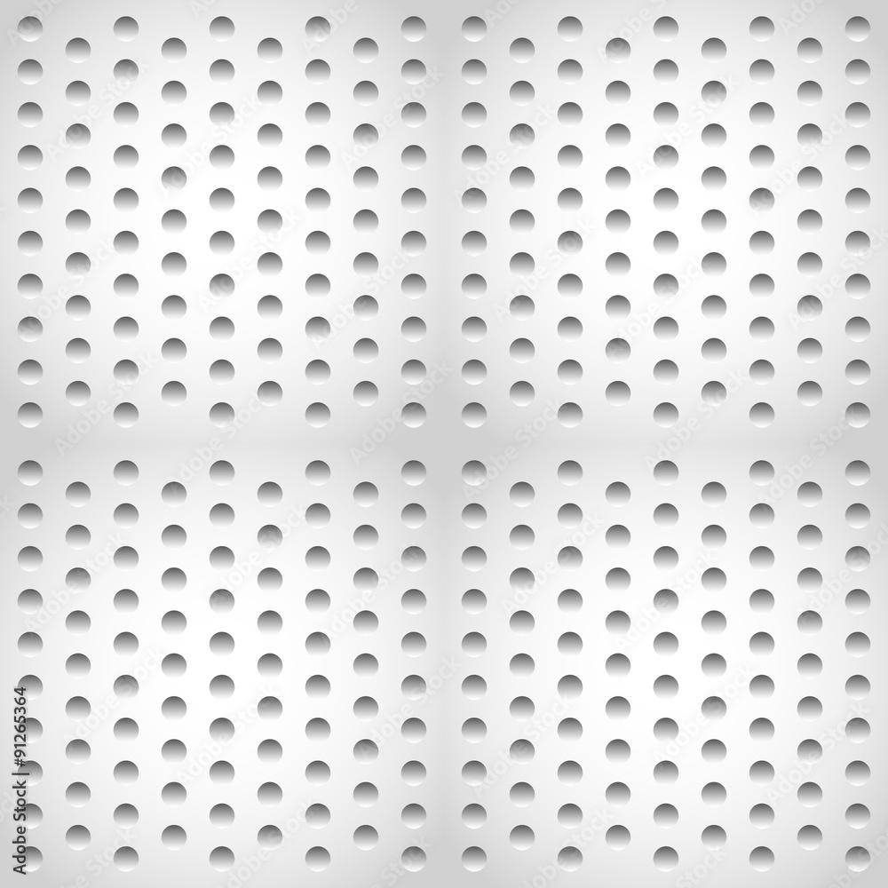 Abstract perforated metal surface / sheet. Studded, punctured me Stock ...