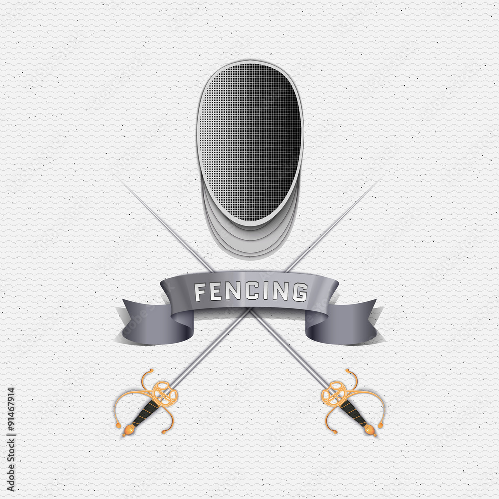 Fencing badges logos and labels for any use Stock Vector | Adobe Stock